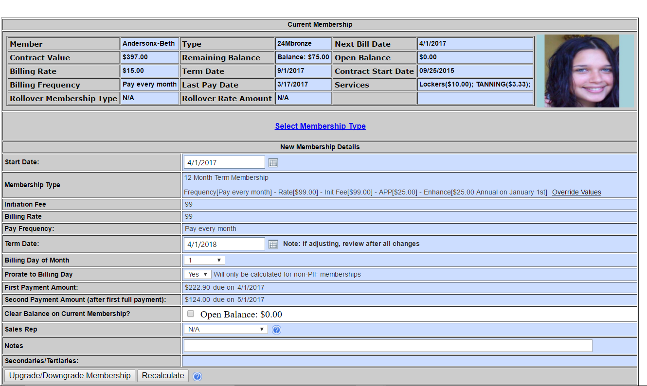 How to Upgrade/Downgrade Memberships – ShapeNetSoftware Knowledge Base