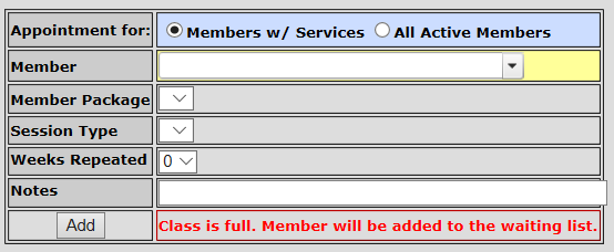 How the Class Waitlist Works – ShapeNetSoftware Knowledge Base