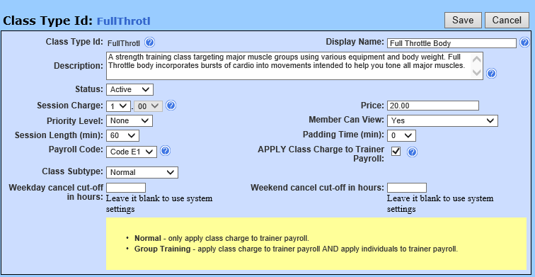 Common Trainer Payroll Configurations – ShapeNetSoftware Knowledge Base