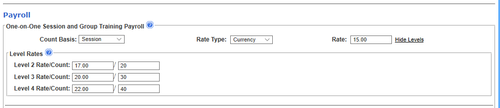 Common Trainer Payroll Configurations – ShapeNetSoftware Knowledge Base