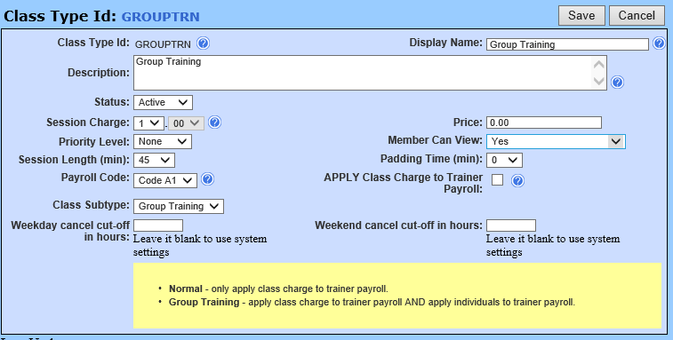 Common Trainer Payroll Configurations – ShapeNetSoftware Knowledge Base