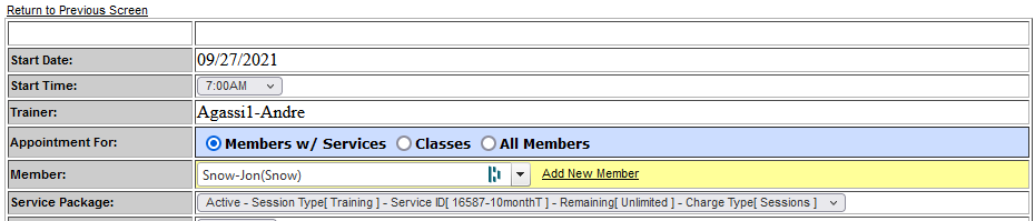 Scheduling Permanent Appointments – ShapeNetSoftware Knowledge Base