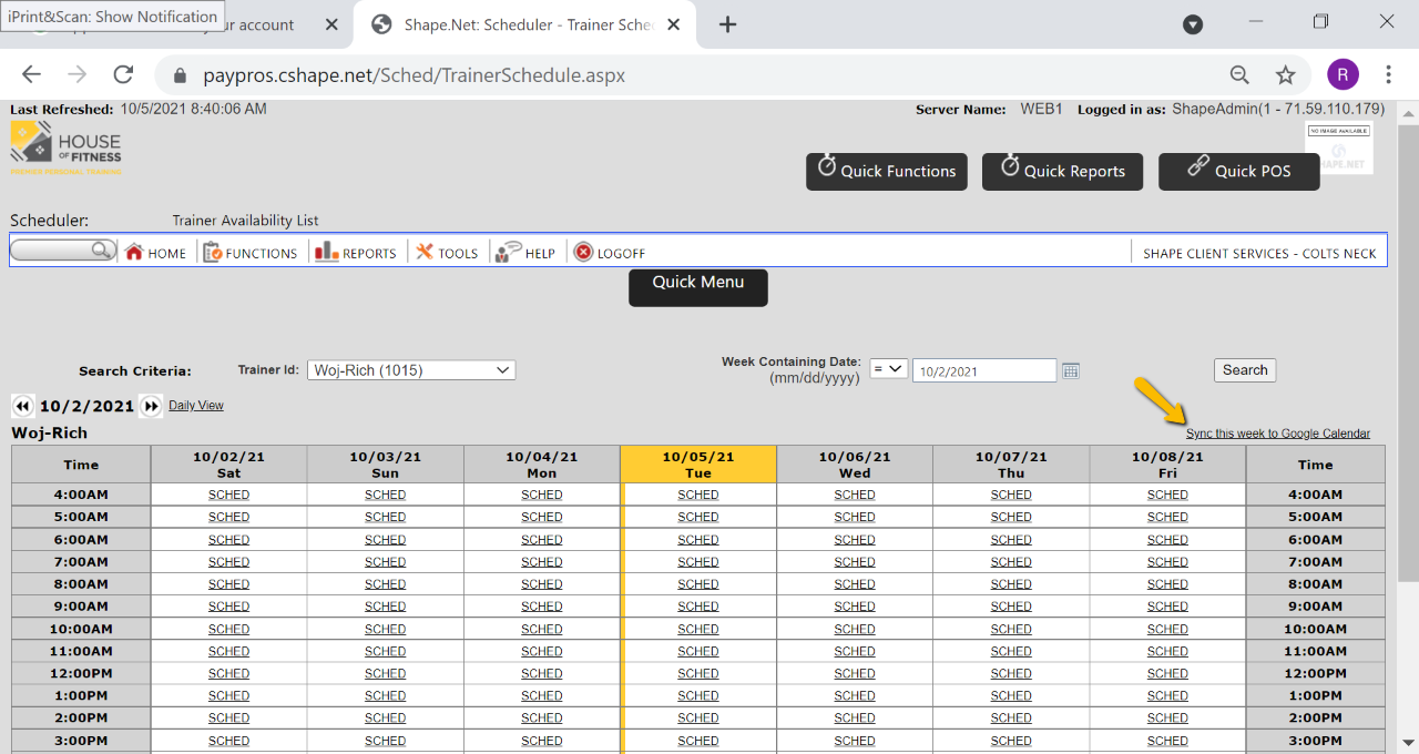 How to Configure and Set-up Google Calendar Sync V4 – ShapeNetSoftware Knowledge Base
