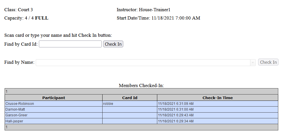 Member Class Self Check-in – ShapeNetSoftware Knowledge Base