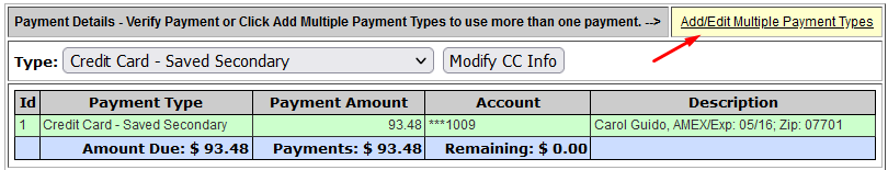 Making a Payment Using Multiple Payment Types – ShapeNetSoftware ...